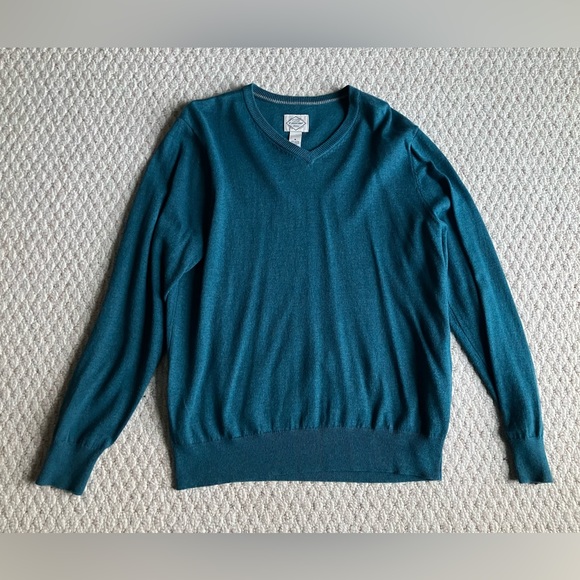 St. John's Bay | Sweaters | Mens St Johns Bay Medium Vneck Sweater Teal ...